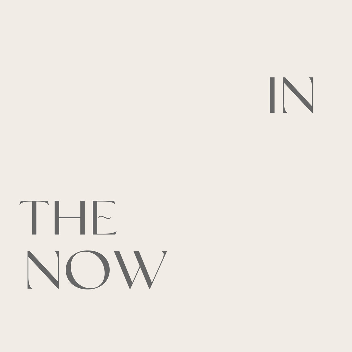 IN THE NOW – NIEF COLLECTIEF